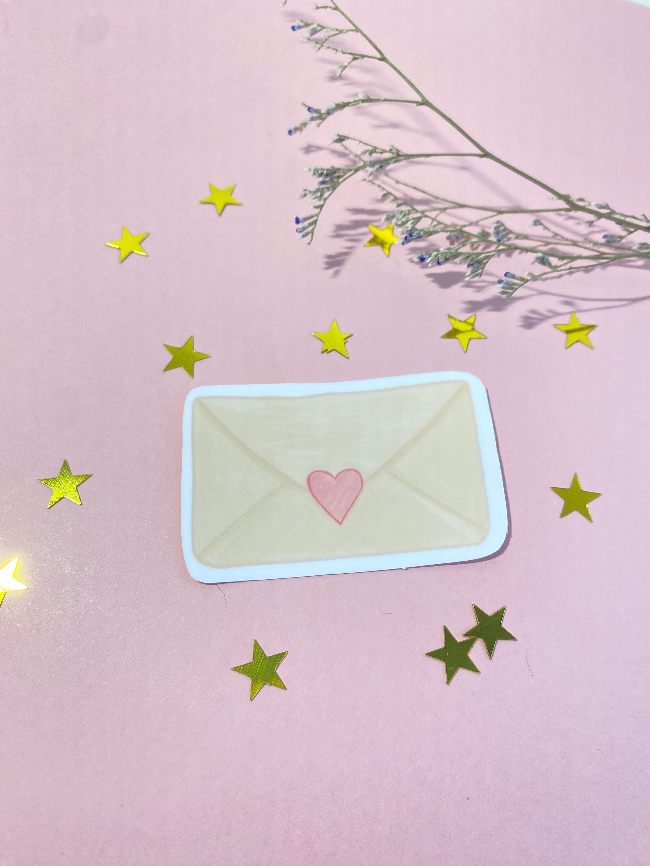 Love Letter Vinyl Sticker | Girly Stickers | Laptop Decal, Water Bottle ...