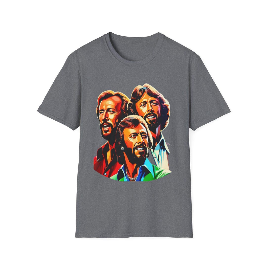 Bee Gees Graphic Unisex Softstyle Tee, Music Band Tee, Vintage Graphic ...