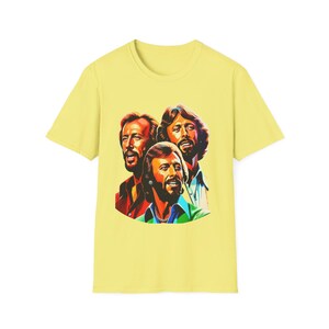 Bee Gees Graphic Unisex Softstyle Tee, Music Band Tee, Vintage Graphic ...