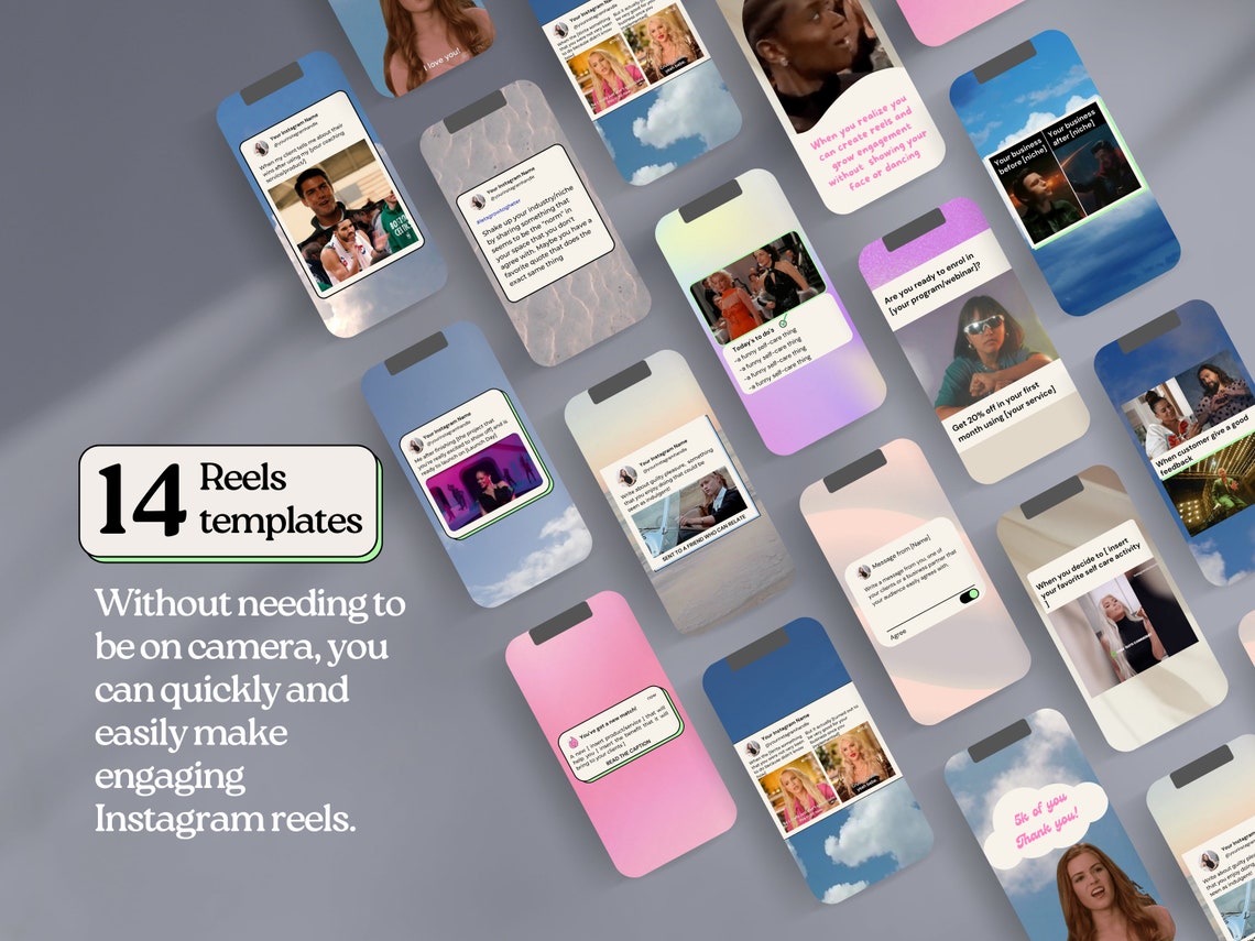 Instagram Reels Templates - Reel Memes, Tweets and Gifs | Video Canva ...