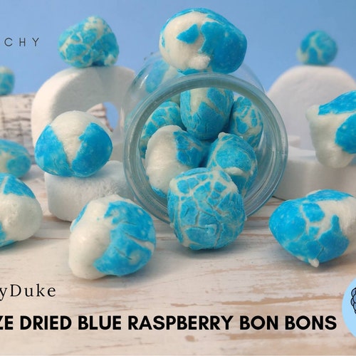 Freeze Dried Blue Raspberry Taffy Crunchy Candy Snacks Salt - Etsy
