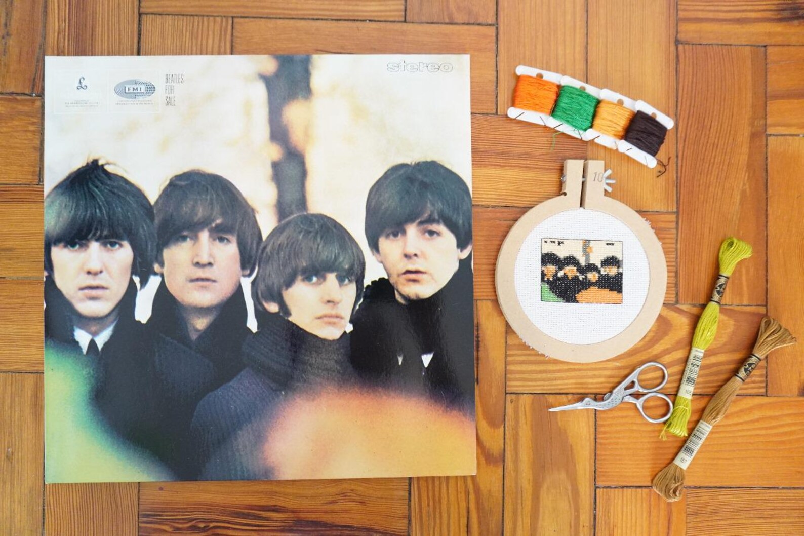 Beatles for Sale – Cross Stitch Pattern PDF – Mini Album Cover – Music ...