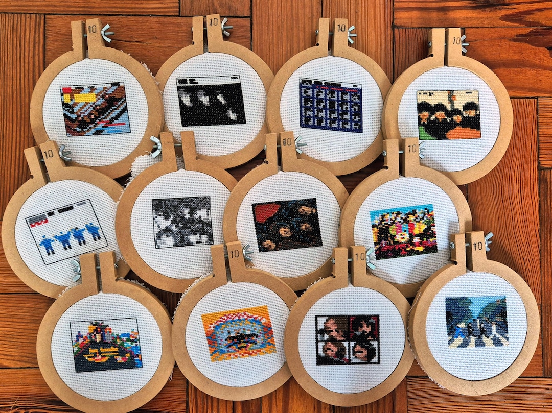 BUNDLE: Beatles Cross Stitch Pattern All Albums (pdfs) - Etsy
