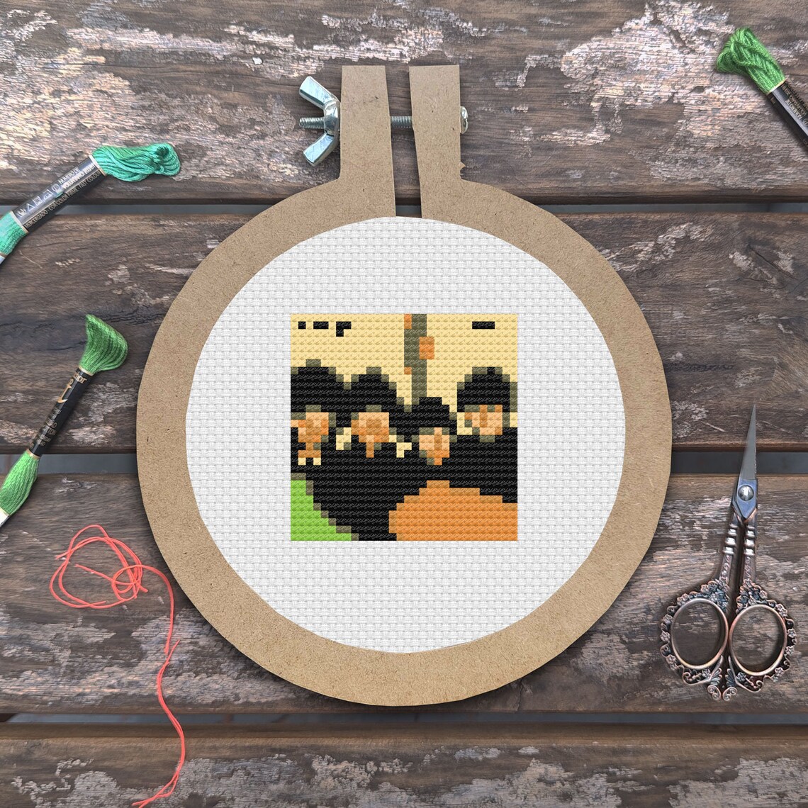 Mini Cross Stitch Pattern - the Beatles "beatles for Sale" Album Cover ...