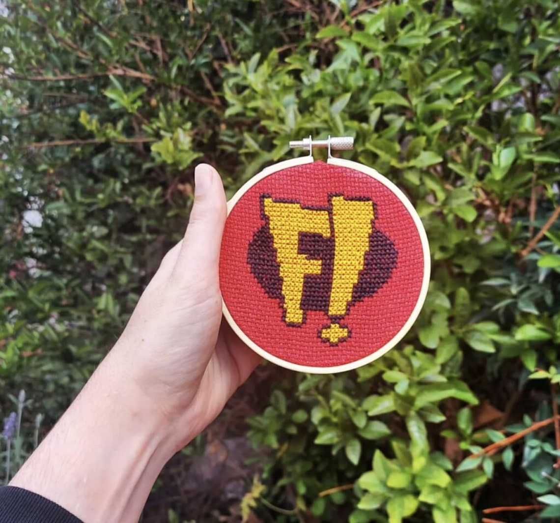 Funky Freakazoid Logo Digital Cross Stitch Pattern PDF Digital Download ...