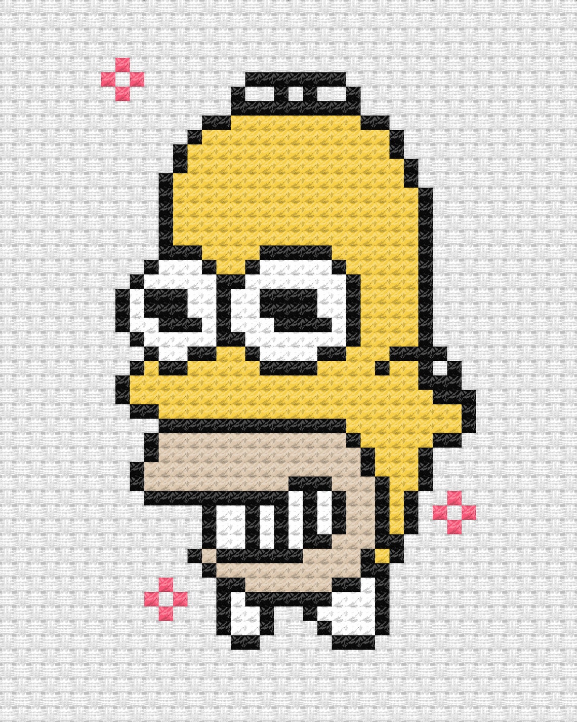 The Simpsons Homer Mr. Sparkle Digital Cross Stitch Pattern PDF Digital ...