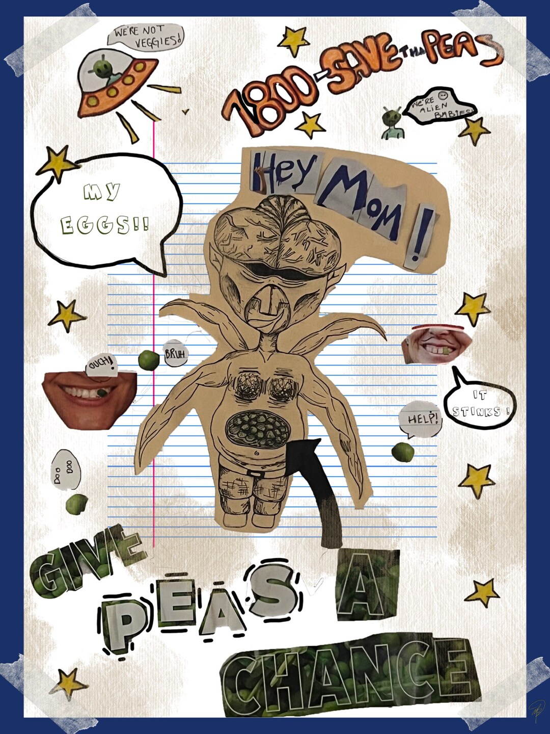 SAVE THE PEAS Poster - Etsy