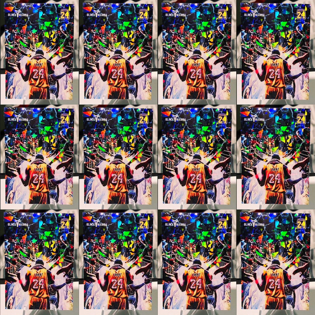 12 Kobe Bryant Legendary Holographic Cracked Ice Cards Made by Dynasty ...