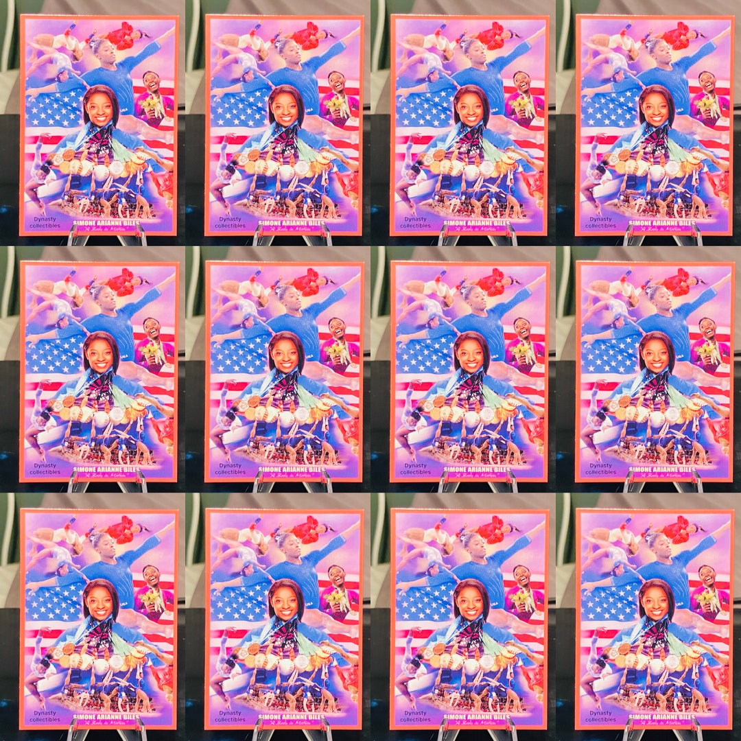12 Simone Biles USA Olympic Cards Made by Dynasty! You Get 12 Cards! - Etsy