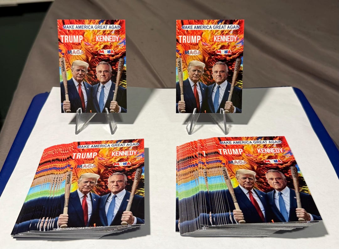 50- Donald Trump and Robert K Kennedy “MAGA & MAHA Cards!” You Get 50 ...