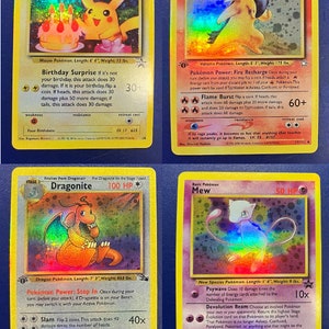 24 Cards- Holographic Pokemon Foil Cards Game Pokemon Sets Proxy Cards ...