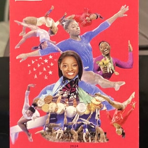 12 Simone Biles USA Olympic Cards Made by Dynasty You Get 12 Cards - Etsy