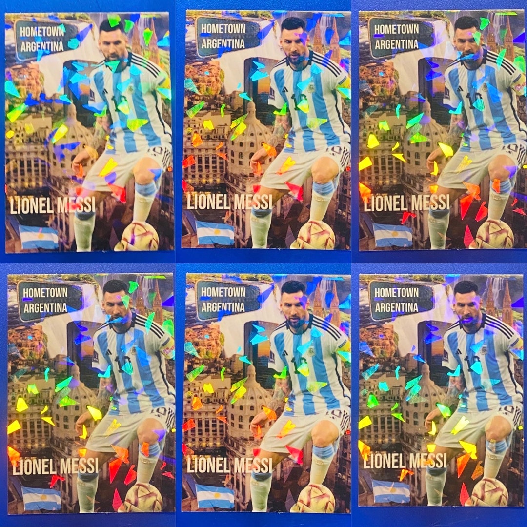 6 Lionel Messi Holo/cracked Ice Hometown Argentina Tribute Cards You ...