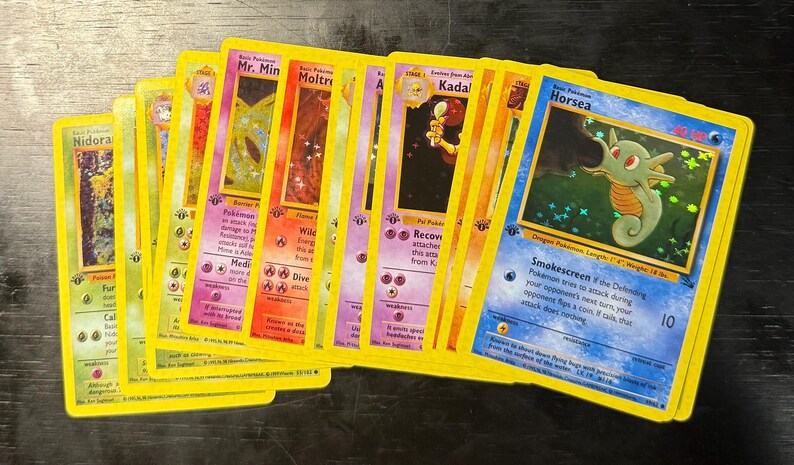 45 Cards- Holographic Pokemon Foil Cards Game Pokemon Sets Proxy Cards ...
