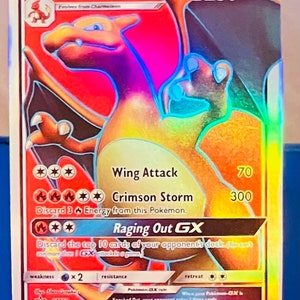 4-high Quality Holographic Charizard Custom Proxy Cards! You Get 4 ...