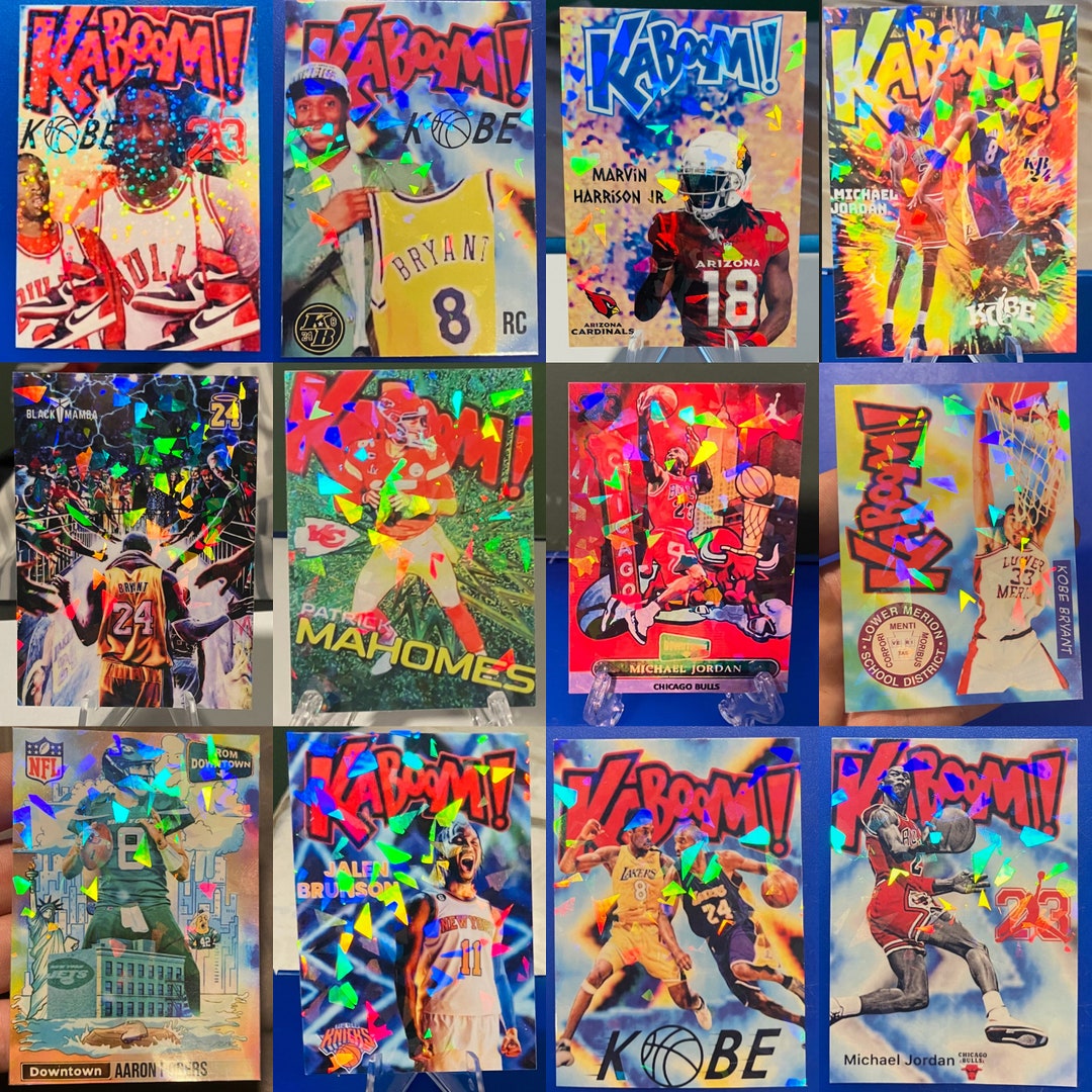 12 Assorted Holographic Sports Cards Made by Dynasty You Get All 12 ...