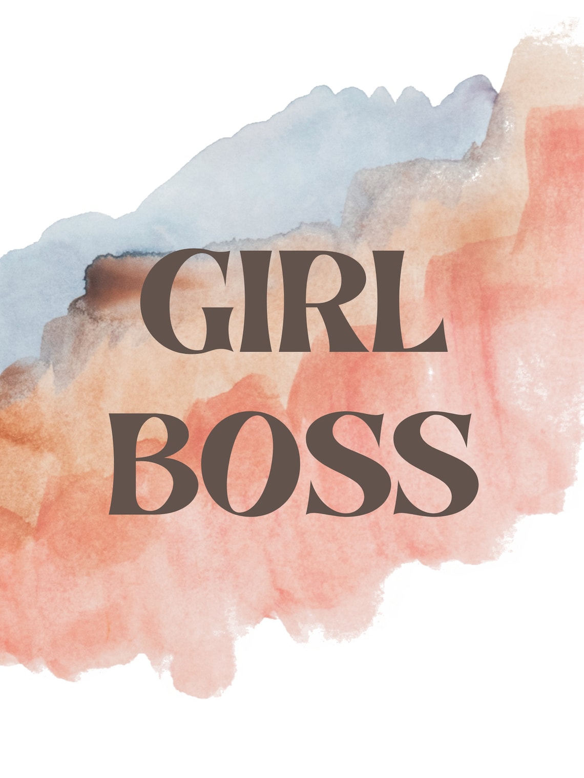 GIRL BOSS - Digital Download - Printable Wall Art - Etsy