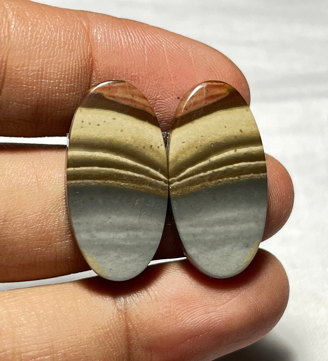 Very Beautiful Design Polygram Jasper Gemstonenatural Maching Pier ...