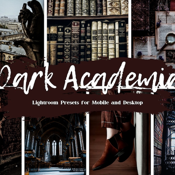 Dark Academia Desktop - Etsy