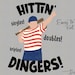 Dinger! Hitting Singles, Doubles, Triples, Dingers! PNG, SVG. Easy to ...