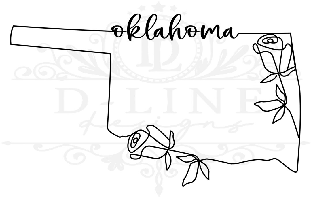 Oklahoma State Flower Instant Download. Shirt Design, Sublimation, SVG ...