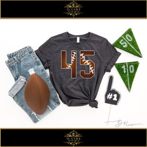 Football Numbers With Laces. Instant Digital Download. Football Shirt ...