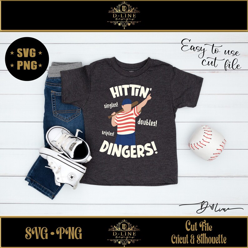 Dinger Hitting Singles, Doubles, Triples, Dingers PNG, SVG. Easy to Use ...