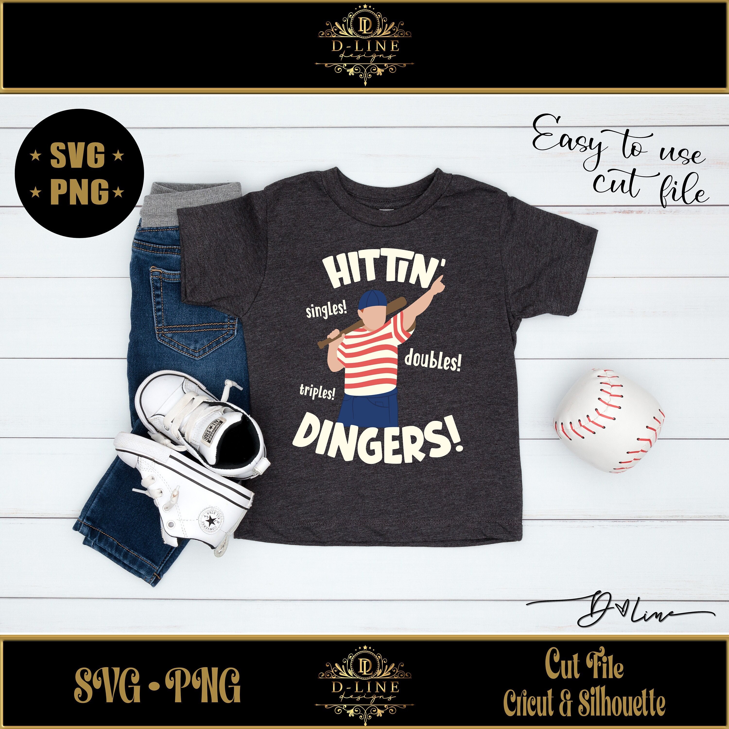 Dinger Hitting Singles, Doubles, Triples, Dingers PNG, SVG. Easy to Use ...