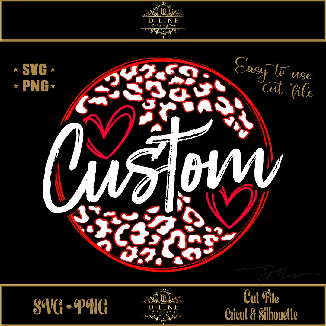 Custom Team Logo SVG PNG Cut File. Instant Digital Download. School ...