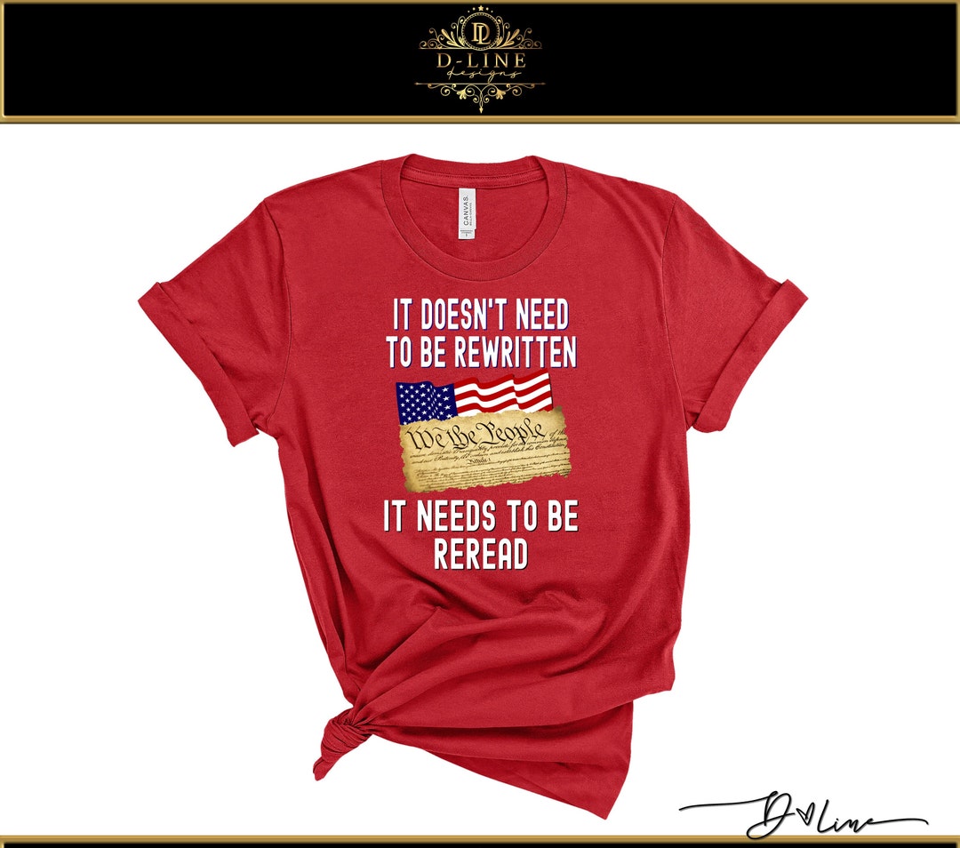 Not Rewritten, Reread. 4th of July Patriotic Design PNG Independence ...