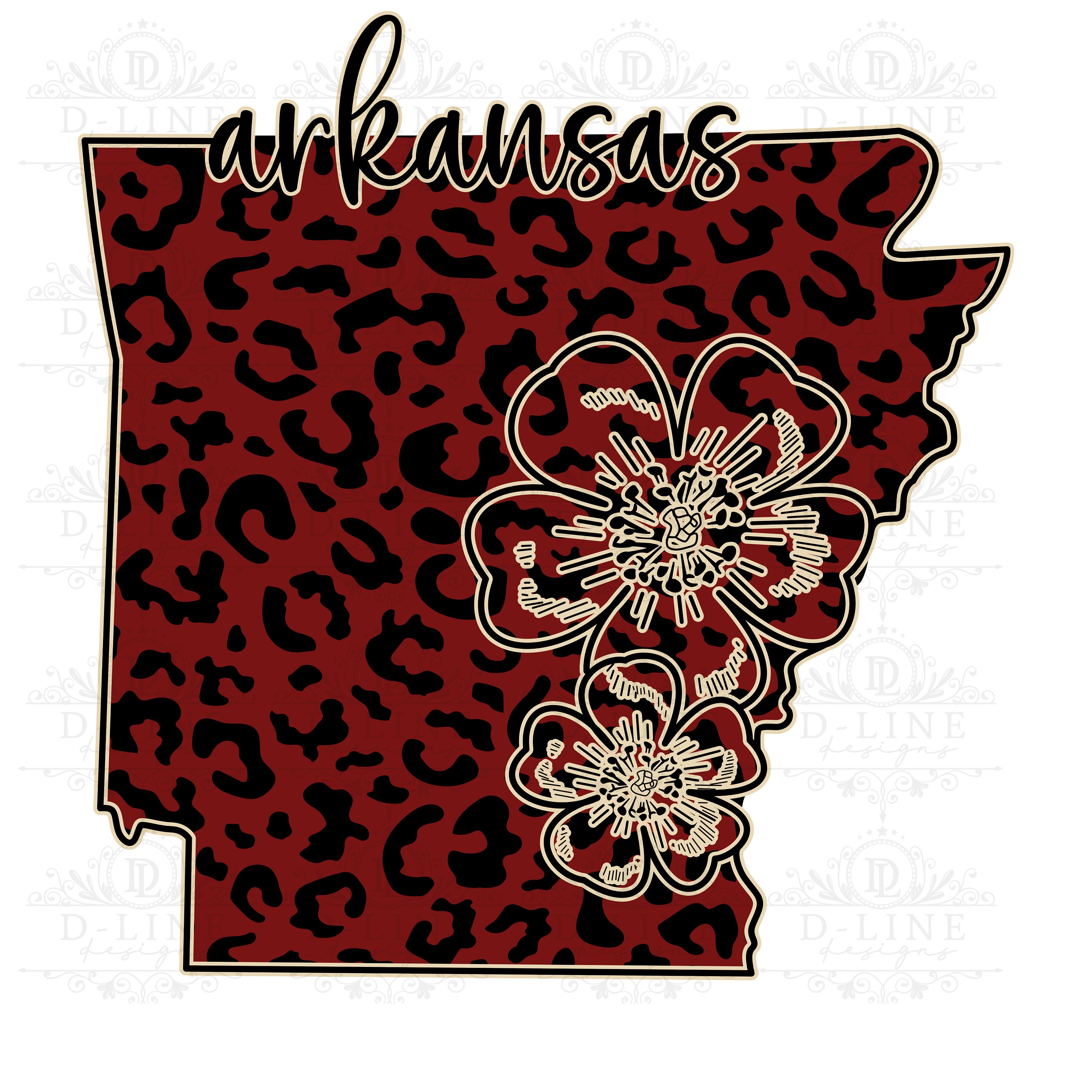 Arkansas State Flower Instant Download. Apple Blossom Shirt Design ...