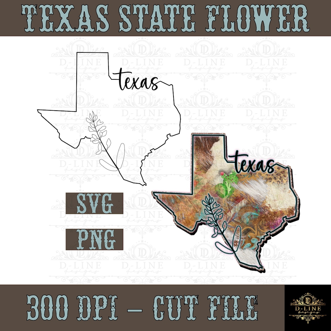 Texas State Flower Instant Download. Bluebonet Shirt Design ...