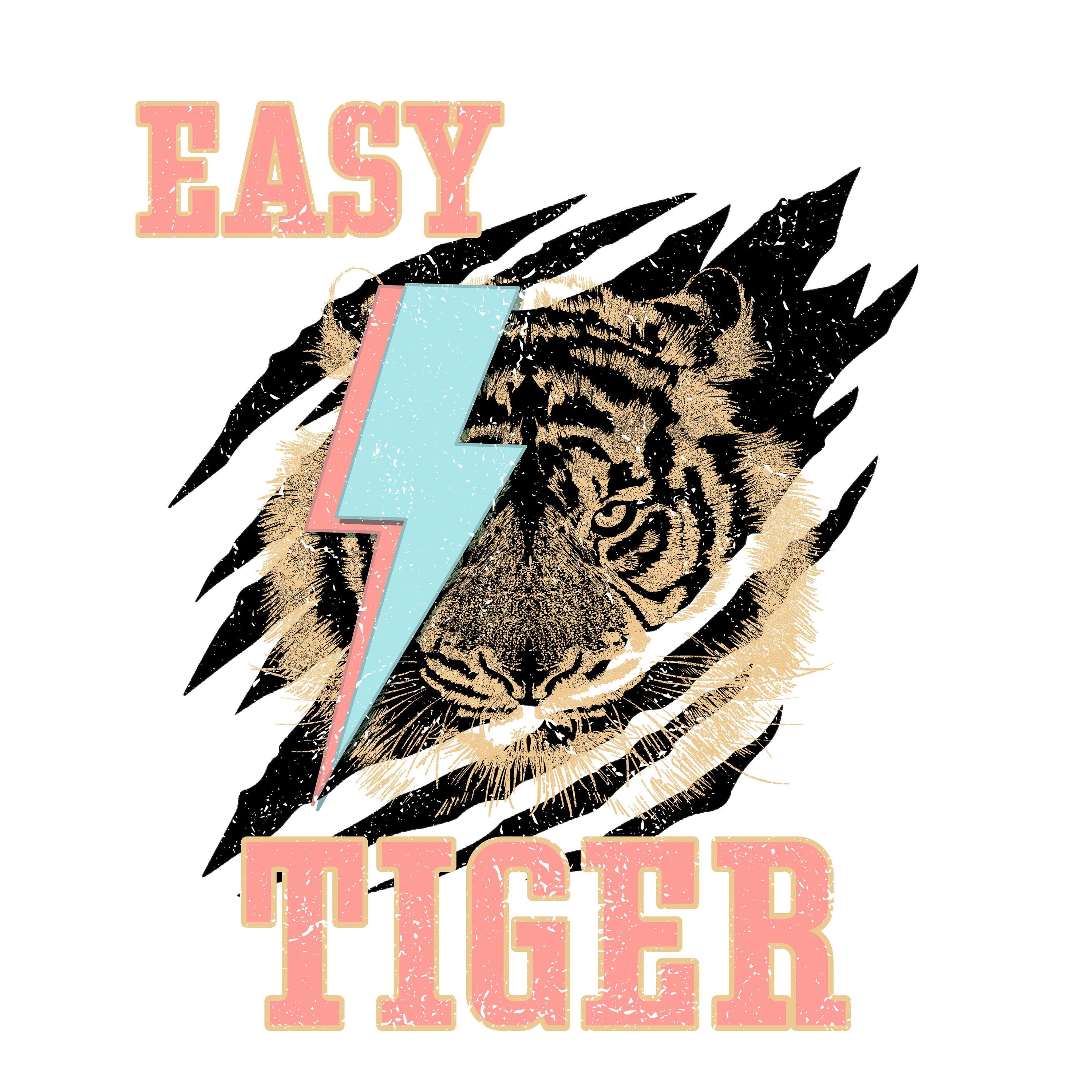Easy Tiger Digital Download. Instant Download. Distressed. PNG File ...