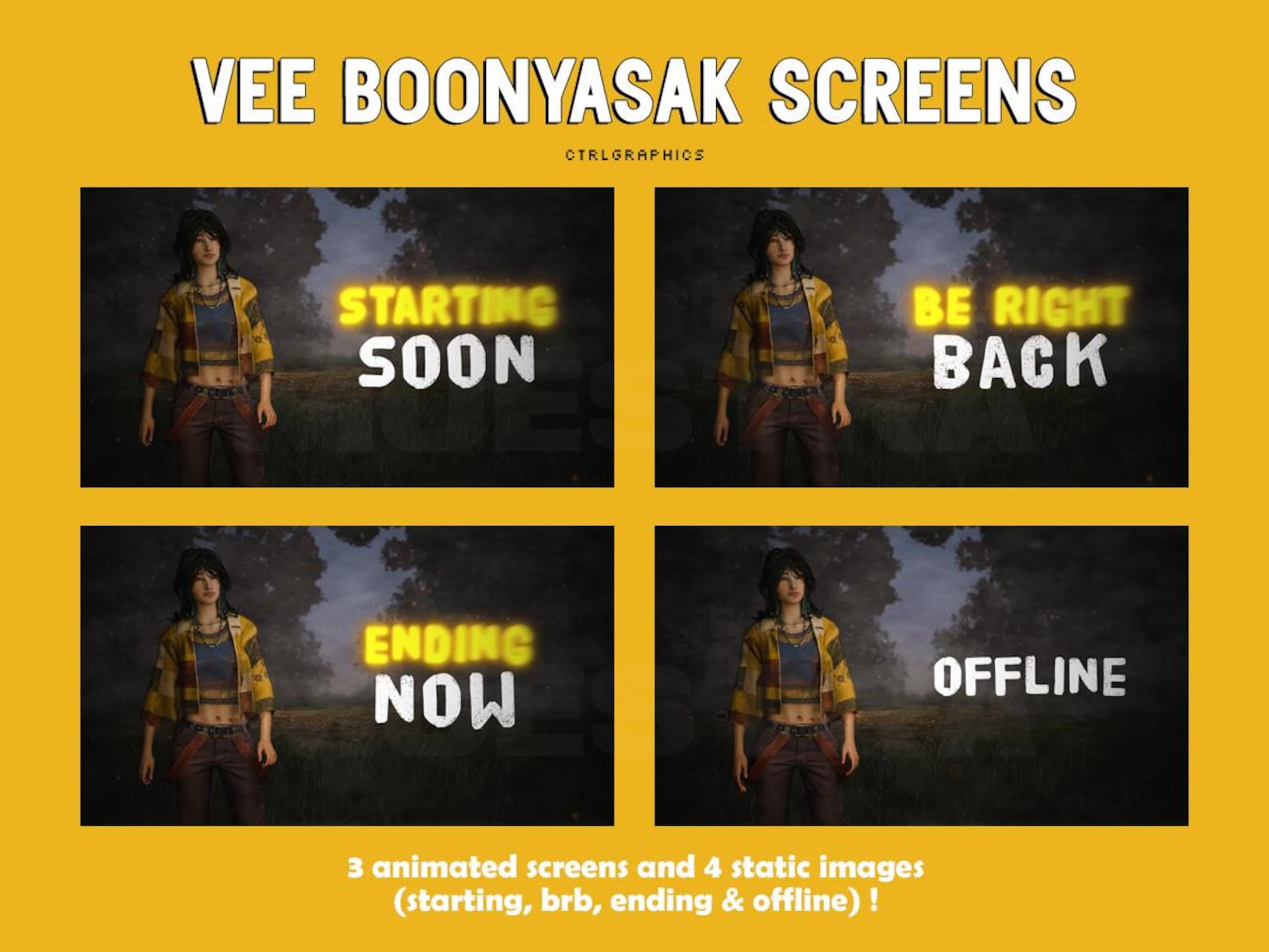 Vee Boonyasak Lobby Screens | DBD Twitch Cenes | Youtube & Twitch ...