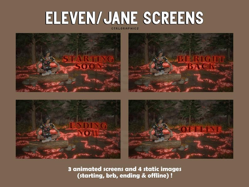 Eleven/jane ST Lobby Screens | DBD Twitch Scenes | Youtube & Twitch ...