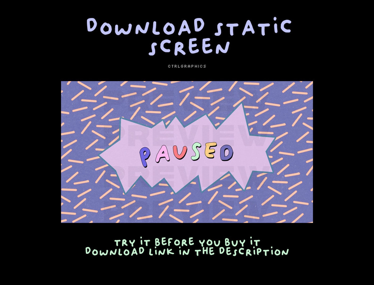 90s Show Inspired Screens for Streaming / Twitch & Youtube Overlays / 5 ...