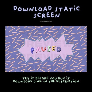 90s Show Inspired Screens for Streaming / Twitch & Youtube Overlays / 5 ...