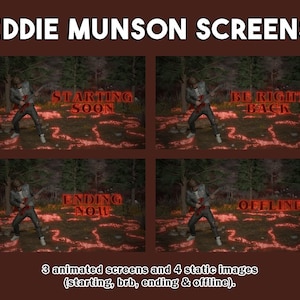 Eddie Munson Lobby Screens | DBD Twitch Scenes | Youtube & Twitch ...