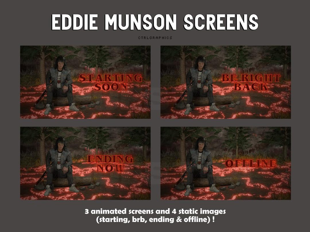 Eddie ST Lobby Screens | DBD Twitch Scenes | Youtube & Twitch Streaming ...