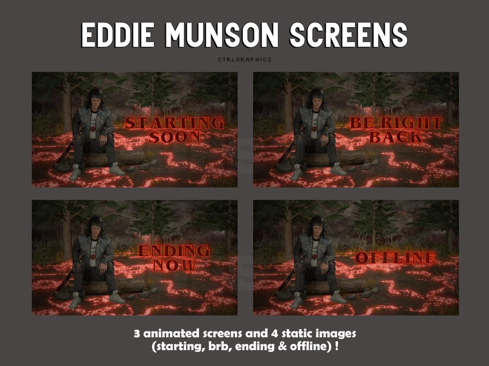 Eddie ST Lobby Screens | DBD Twitch Scenes | Youtube & Twitch Streaming ...