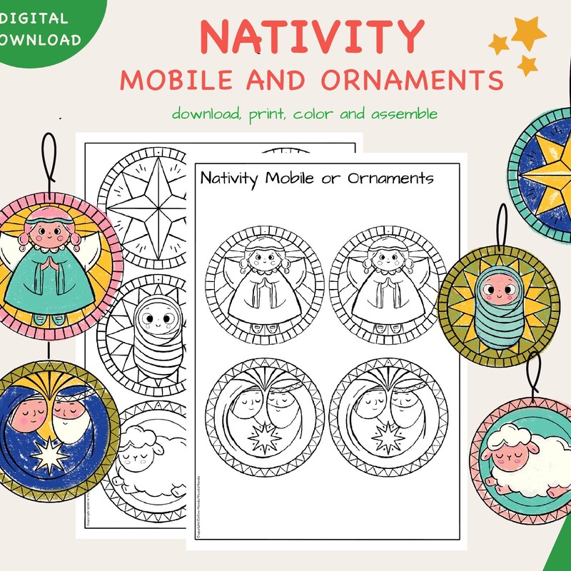 Nativity Printable - Etsy