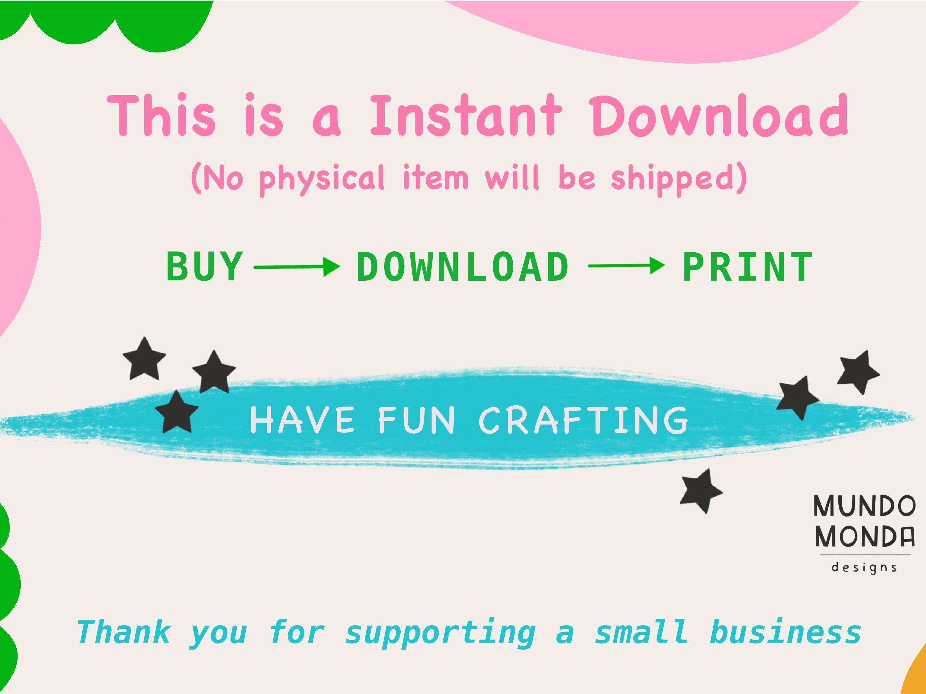 Nativity Coloring Paper Wall Hanging and Ornament / Printable Kids ...