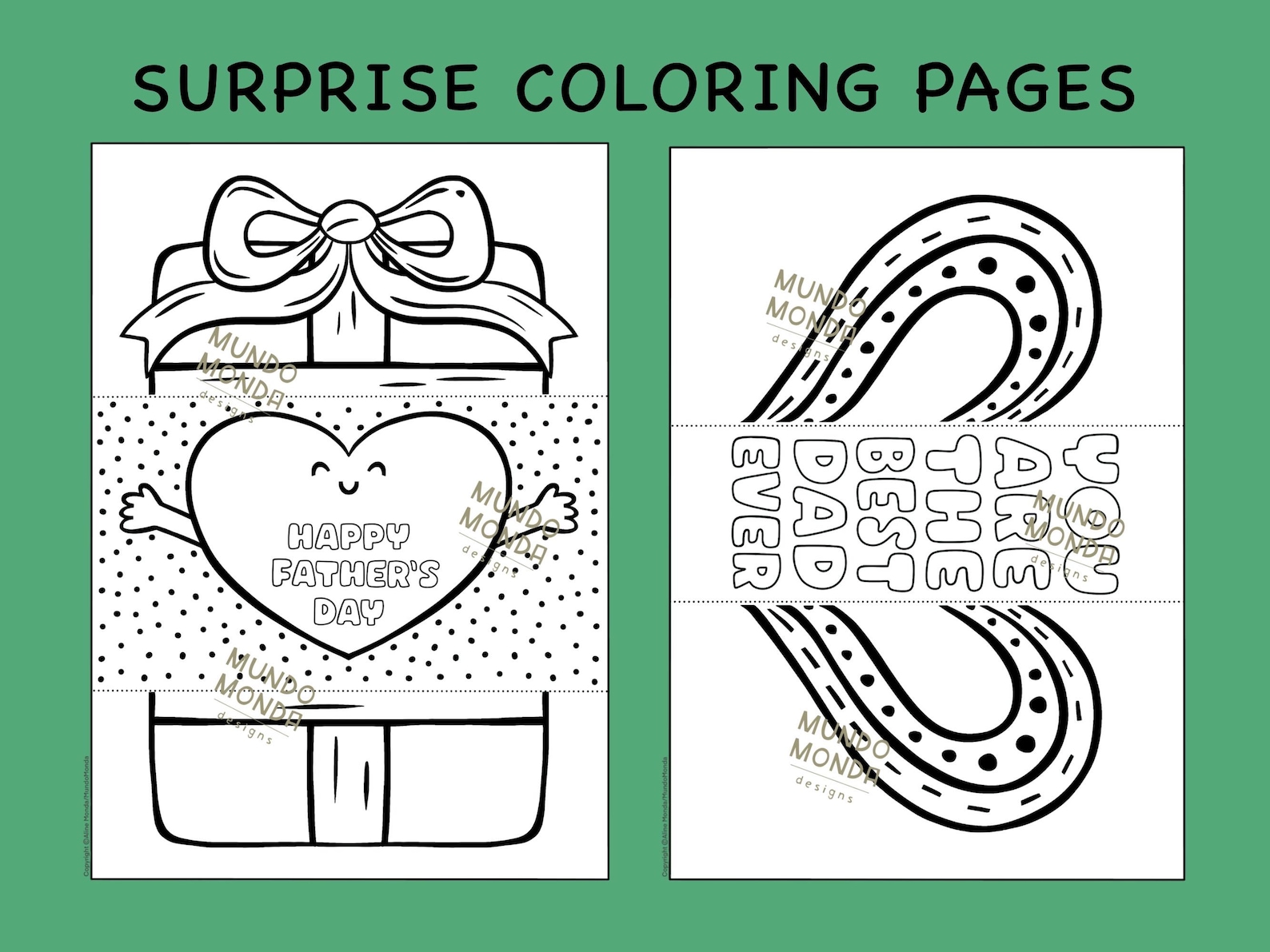 Father’s Day Printable Coloring Activities – Father’s Day Handprint ...