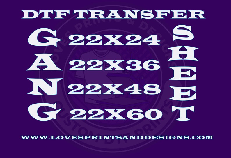 Custom DTF Transfer | Full Color Heat Transfer - Etsy