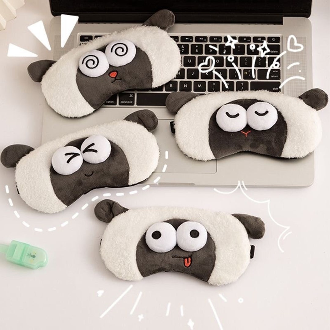 Adjustable Handmade Sheep Funny Eye Mask Sleep Blindfold Cute Cartoon ...