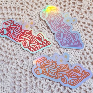Race Car Sticker, F1 Sticker, Racing Sticker, Decals, F1 Car Sticker ...