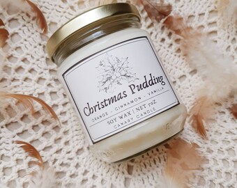 Christmas Pudding Candle - Etsy