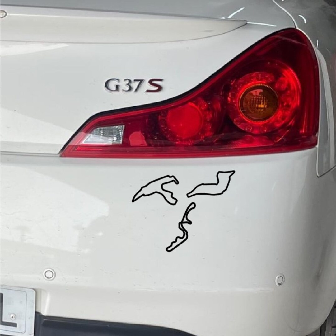 Pick Any 3 Track Decals F1 Track, Window Sticker, Formula One Decal ...