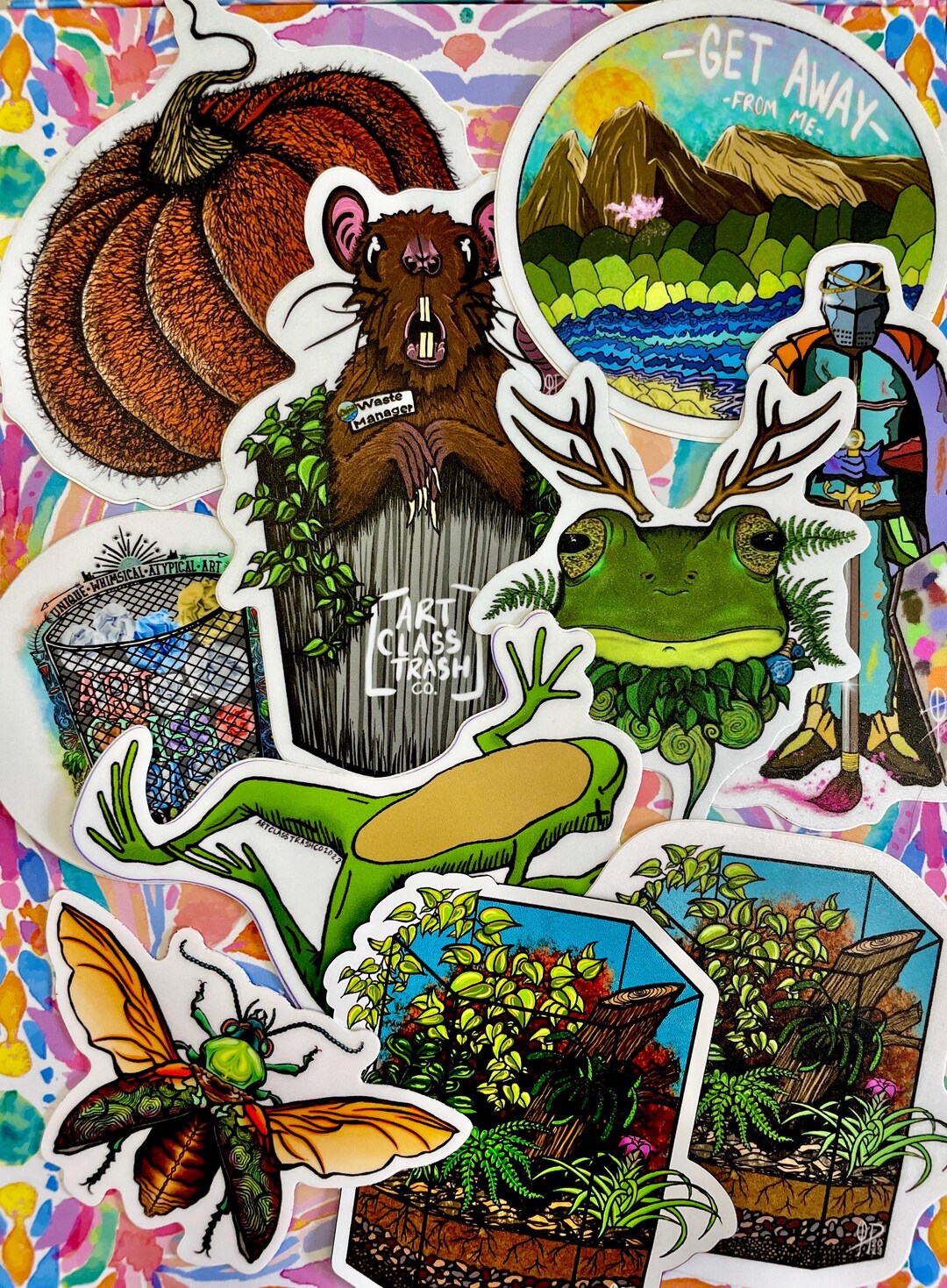 Atypical Sticker Pack 2 | Hand Drawn Unique Art | Whimsical Variety ...