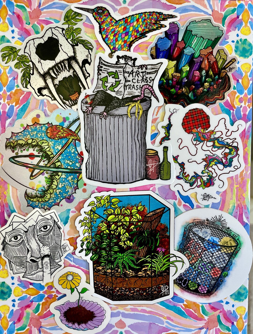 Atypical Sticker Pack 1 | Hand Drawn Unique Art | Whimsical Variety ...
